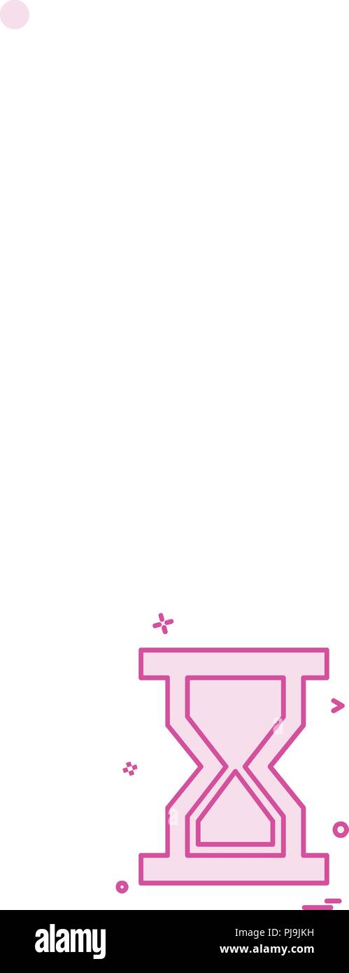 Wait icon design vector Stock Vector Image & Art - Alamy