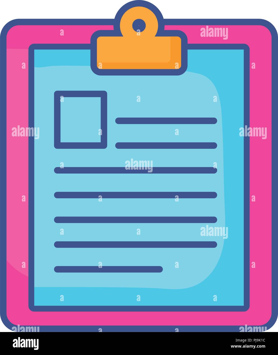 report table icon over white background, vector illustration Stock ...