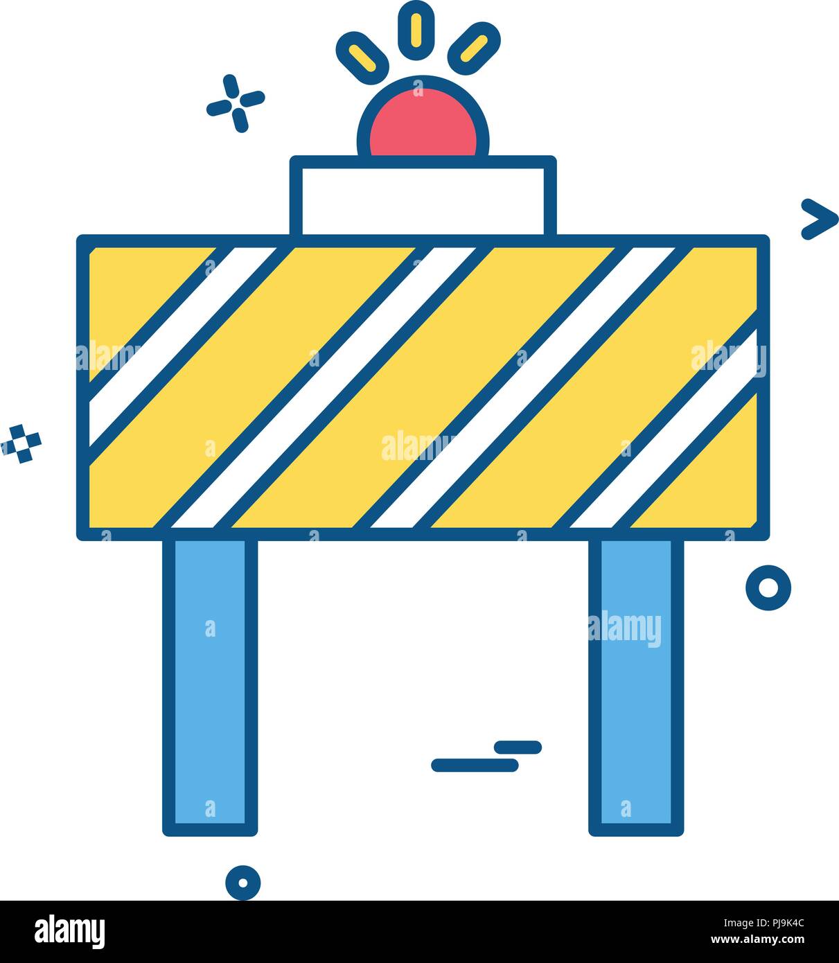 road blocker vector design Stock Vector Image & Art - Alamy