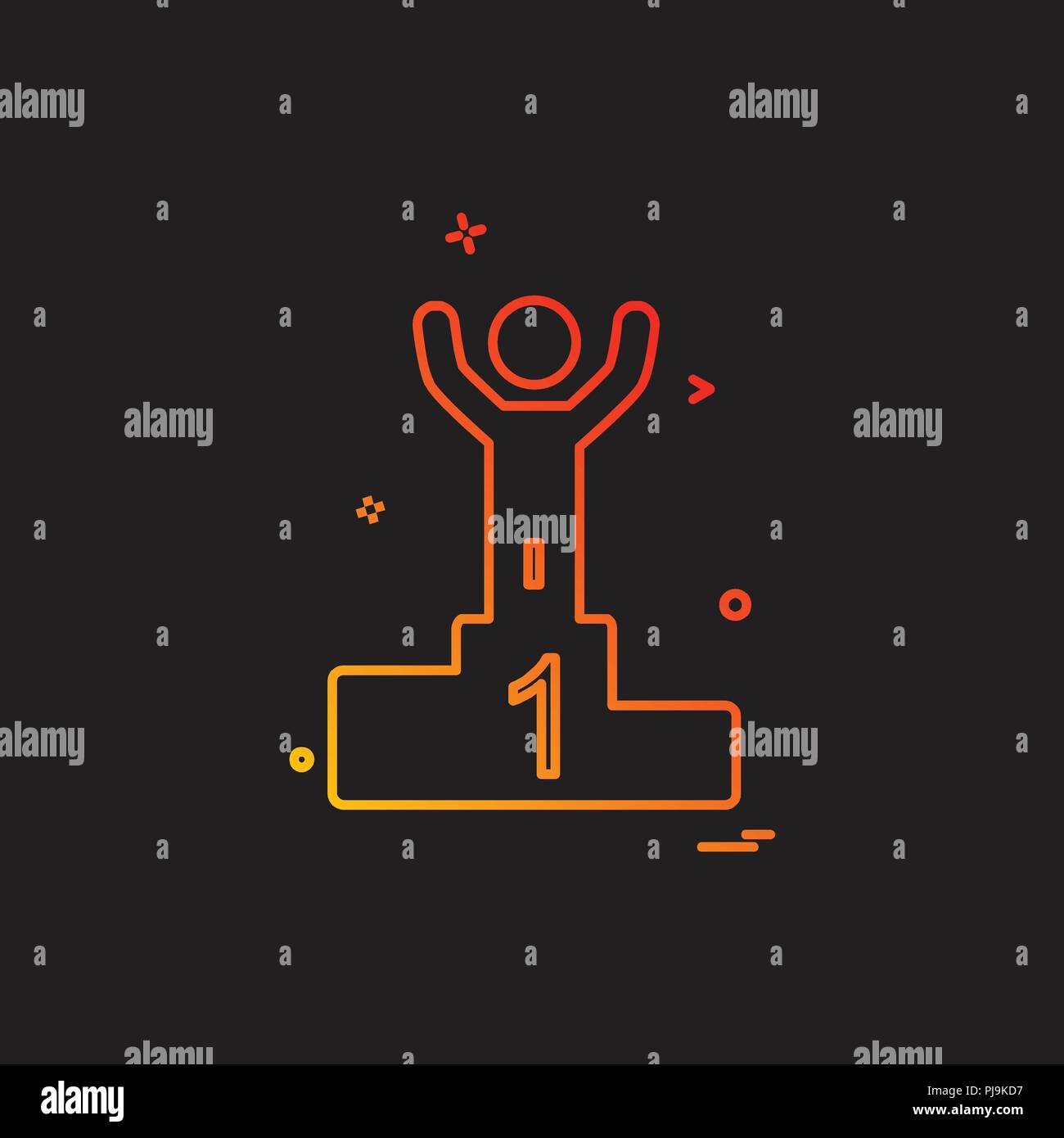 Positions icon design vector Stock Vector Image & Art - Alamy