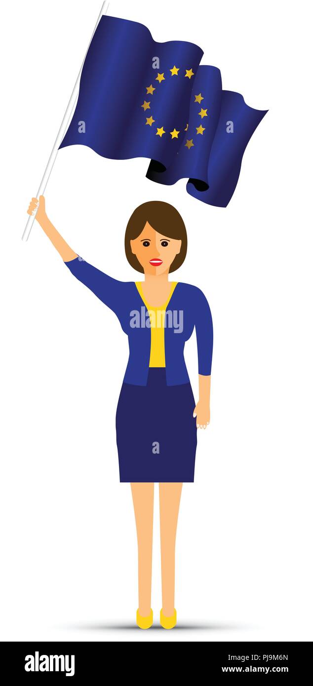 Euro woman Stock Vector Images - Alamy