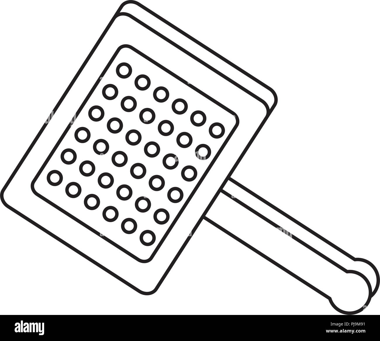 pet shop design with pet brush over white background, vector ...