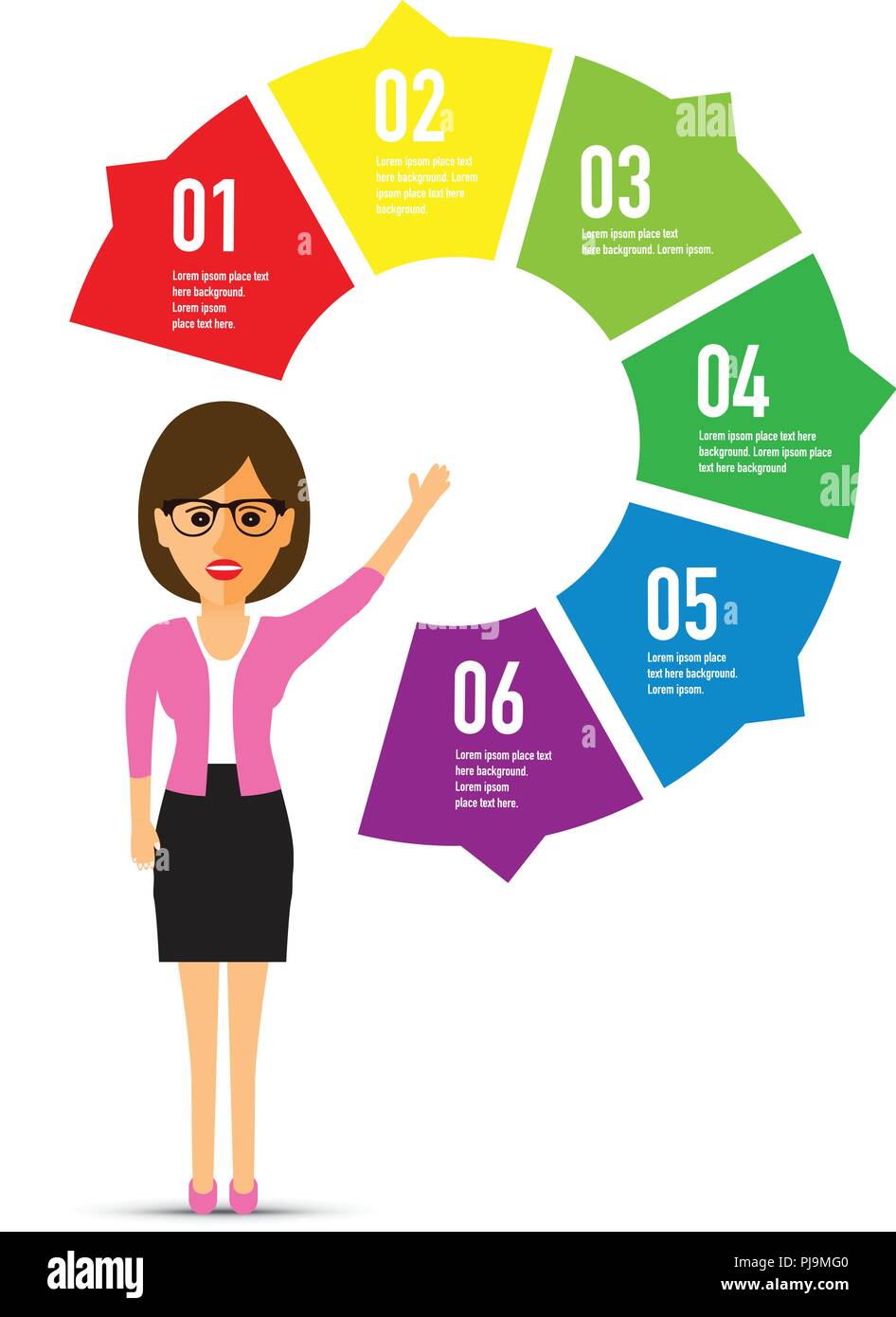 Cartoon character chart graph hi-res stock photography and images - Alamy