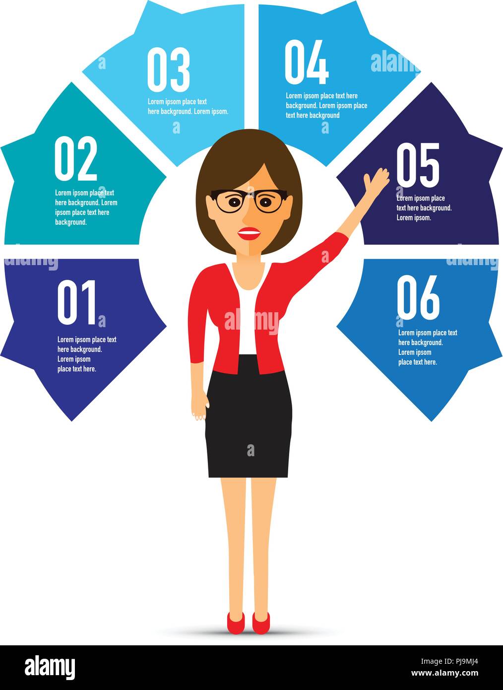 People pie chart Stock Vector Images - Alamy