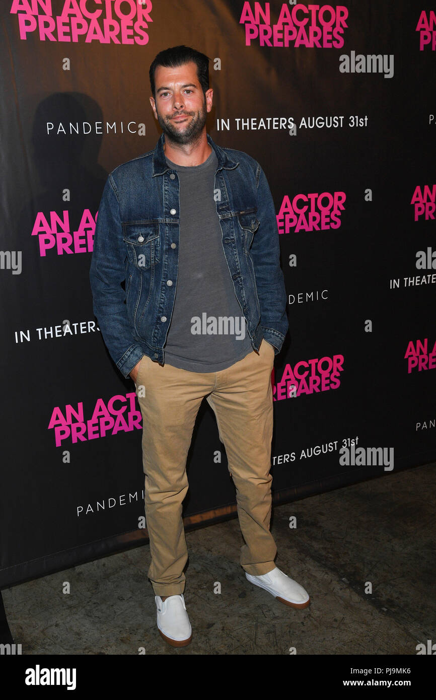 NEW YORK, NY - AUGUST 29: Tom Butterfield attends 'An Actor Prepares ...