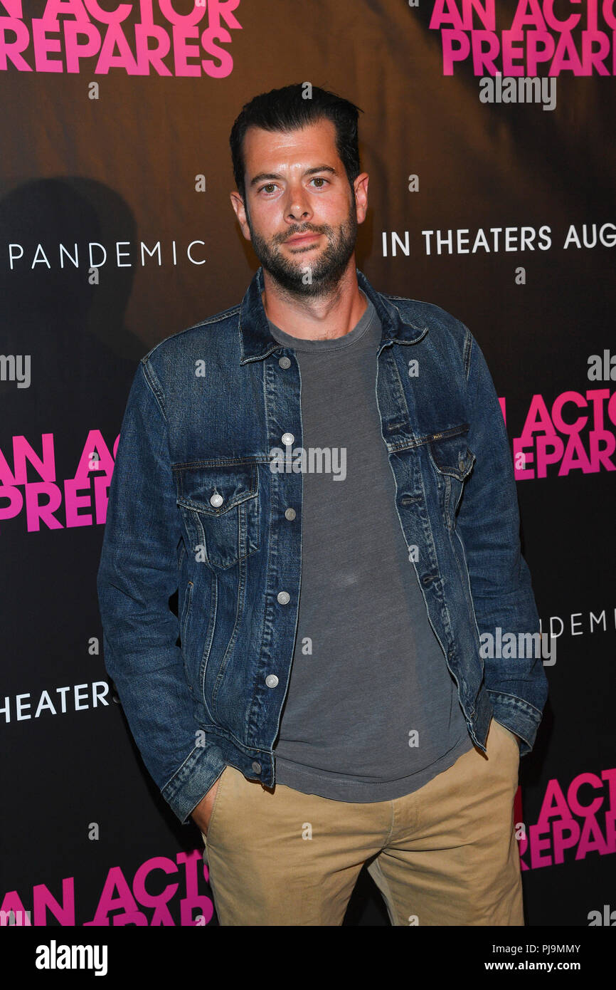 NEW YORK, NY - AUGUST 29: Tom Butterfield attends 'An Actor Prepares ...