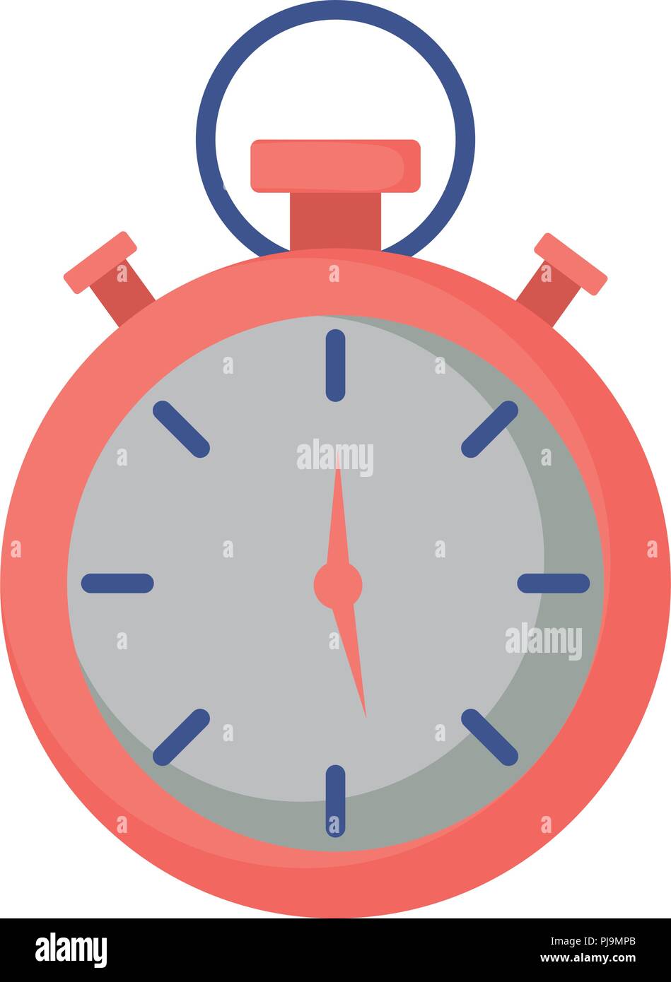 chronometer device icon over white background, vector illustration Stock Vector Image & Art - Alamy