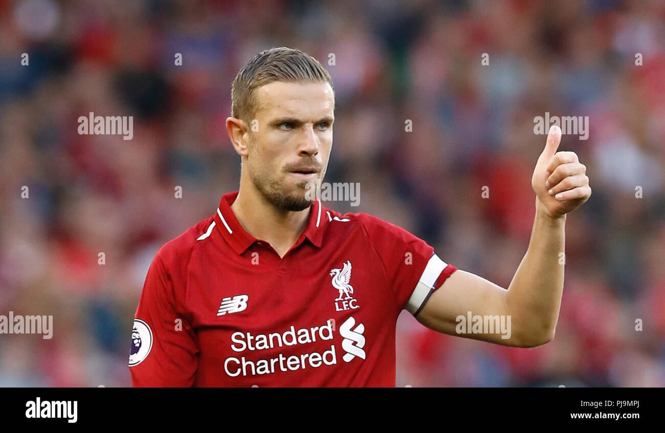 Liverpool's Jordan Henderson Stock Photo - Alamy