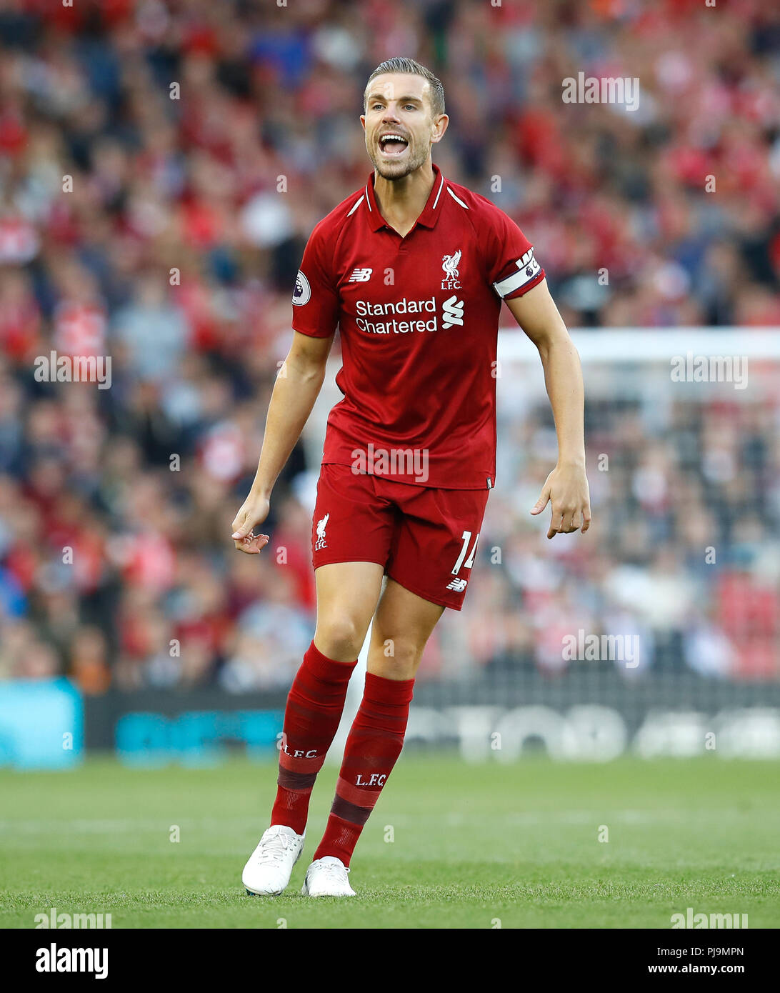Liverpool's Jordan Henderson Stock Photo - Alamy