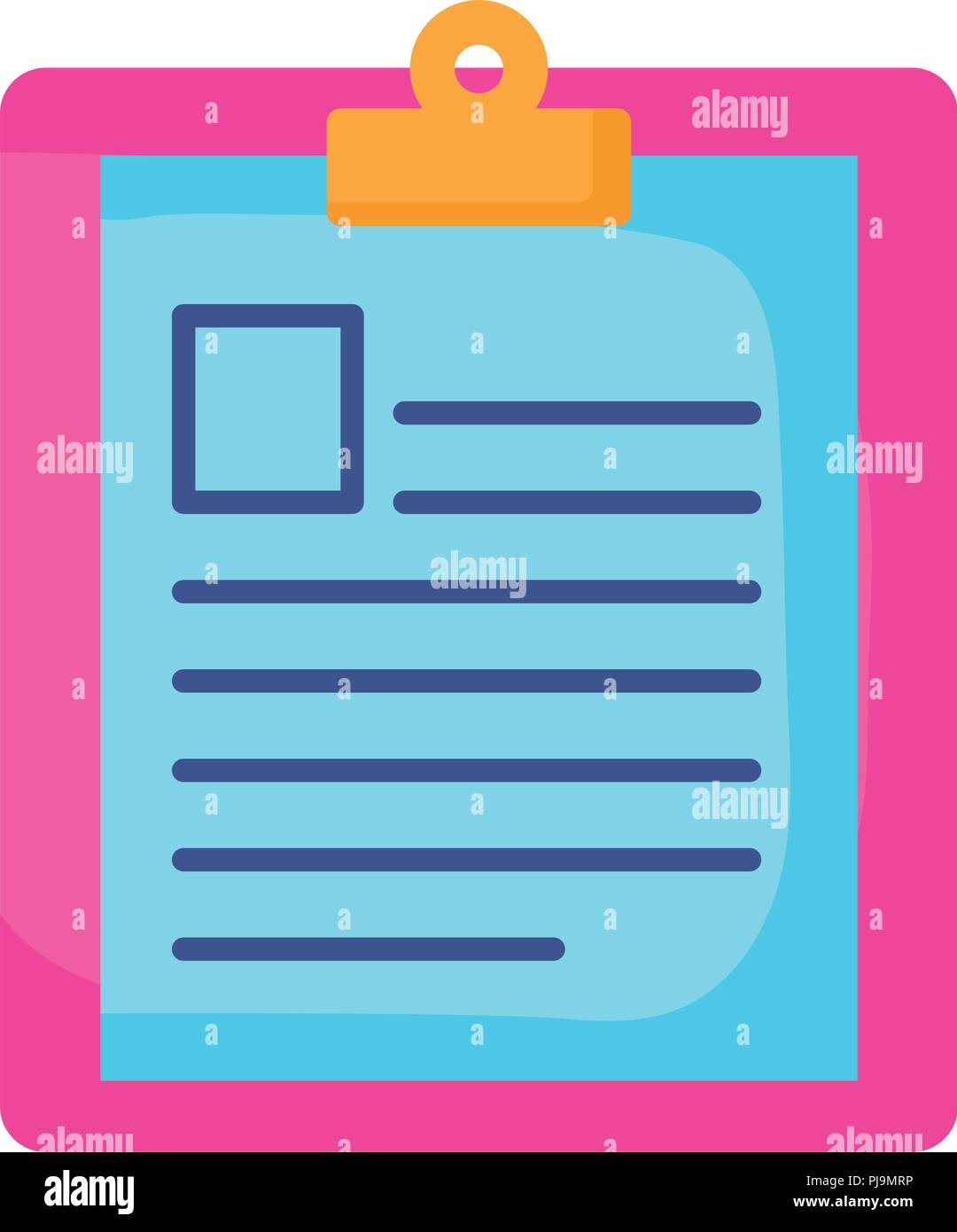 report table icon over white background, vector illustration Stock ...