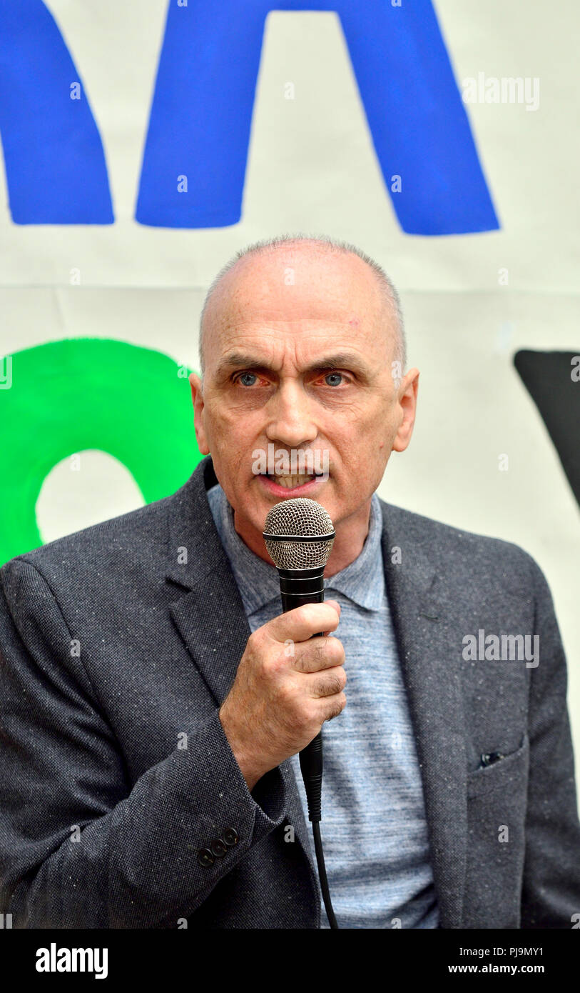 Chris Williamson MP (Labour: Derby North) outside Labour HQ in Victoria ...
