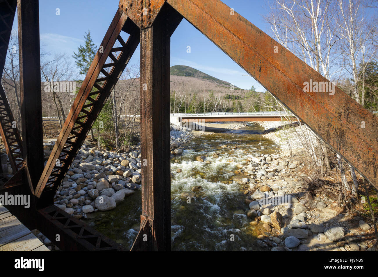 Route 302 bridge in Harts Location, New Hampshire from Forth Iron ...