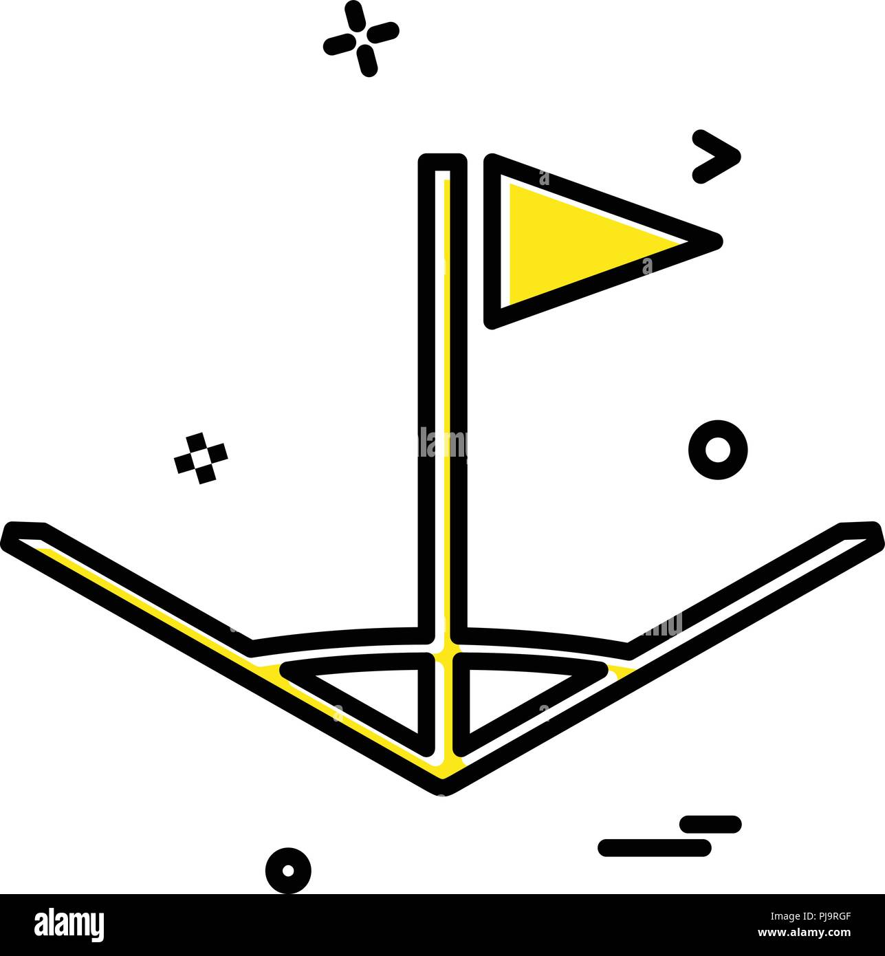 Corner icon design vector Stock Vector Image & Art - Alamy