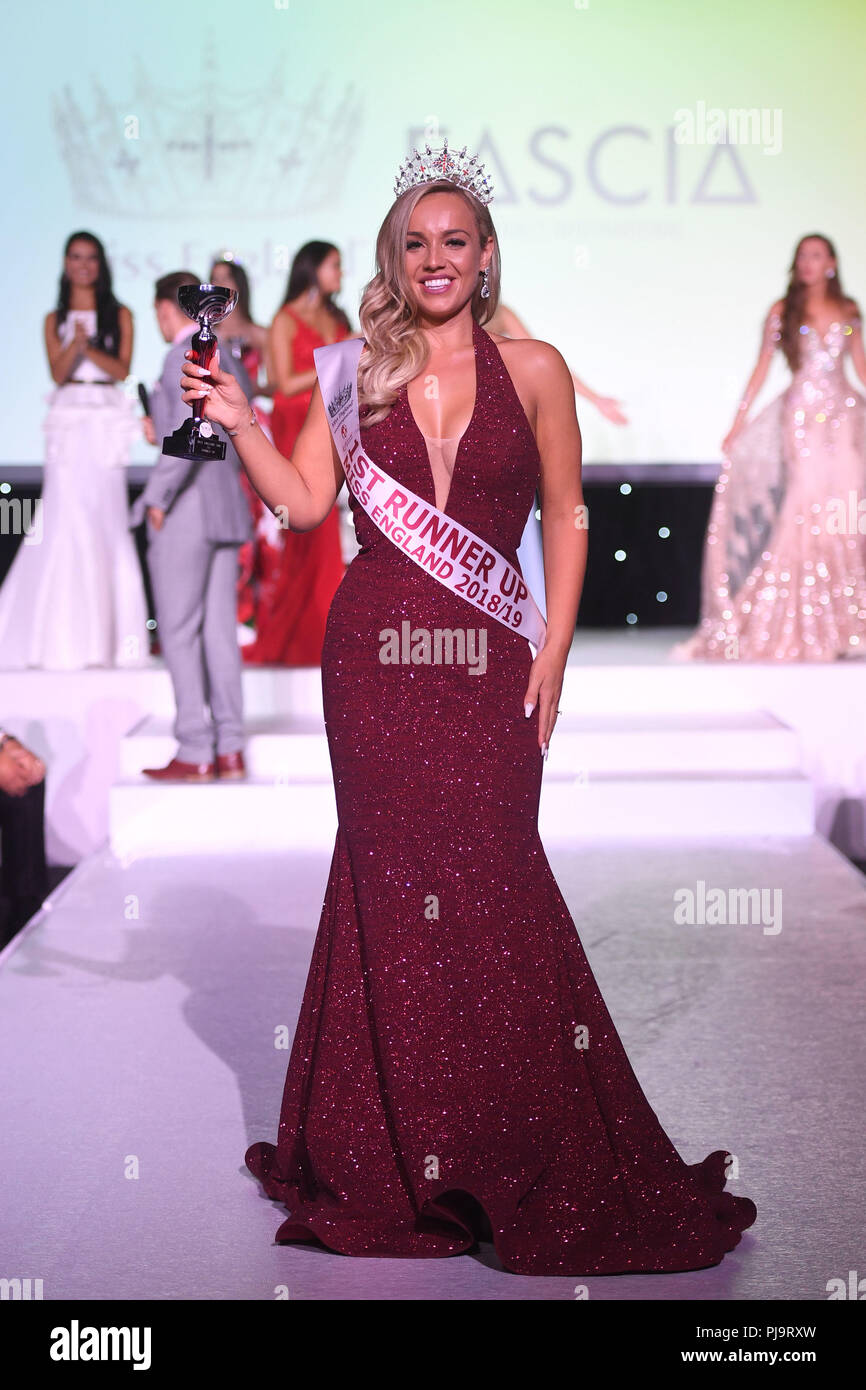Miss Scunthorpe, Jen Atkin after being named runner up in Miss England ...
