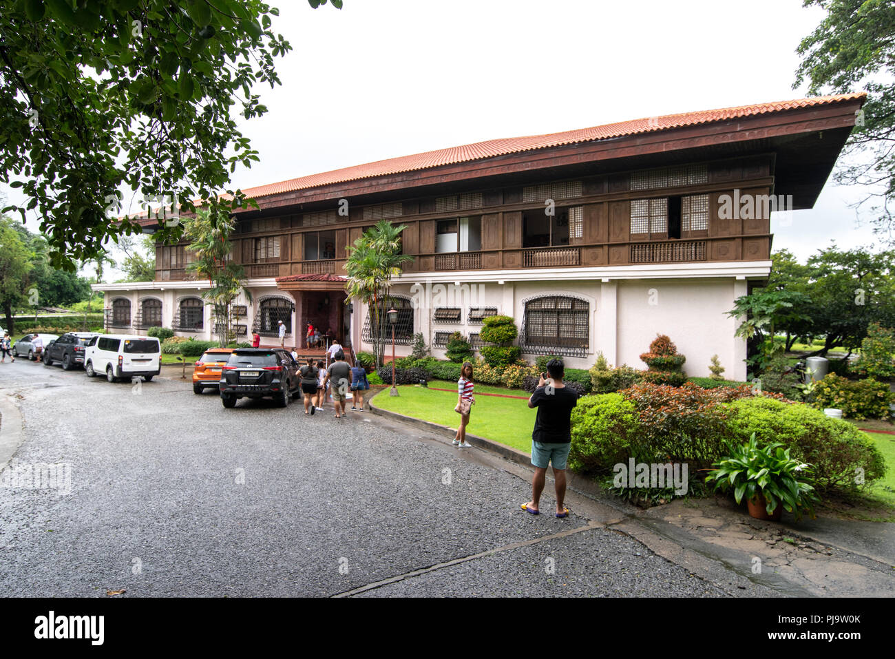 Ilocos norte, Philippines : Aug 24, 2018 Tourists entering the Marcos ...