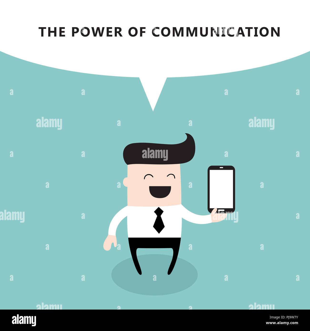 Corporate mobile communication Stock Vector Images - Alamy