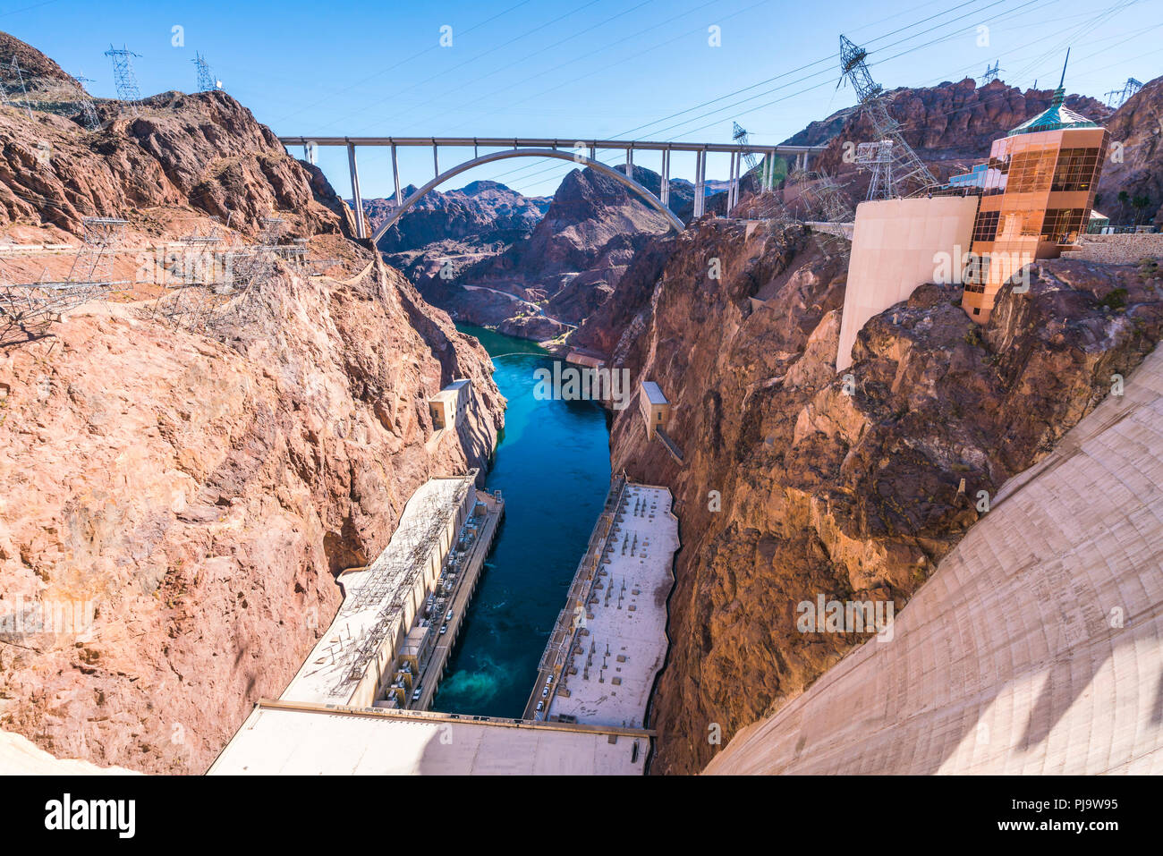 Hoover dam overlook hi-res stock photography and images - Alamy