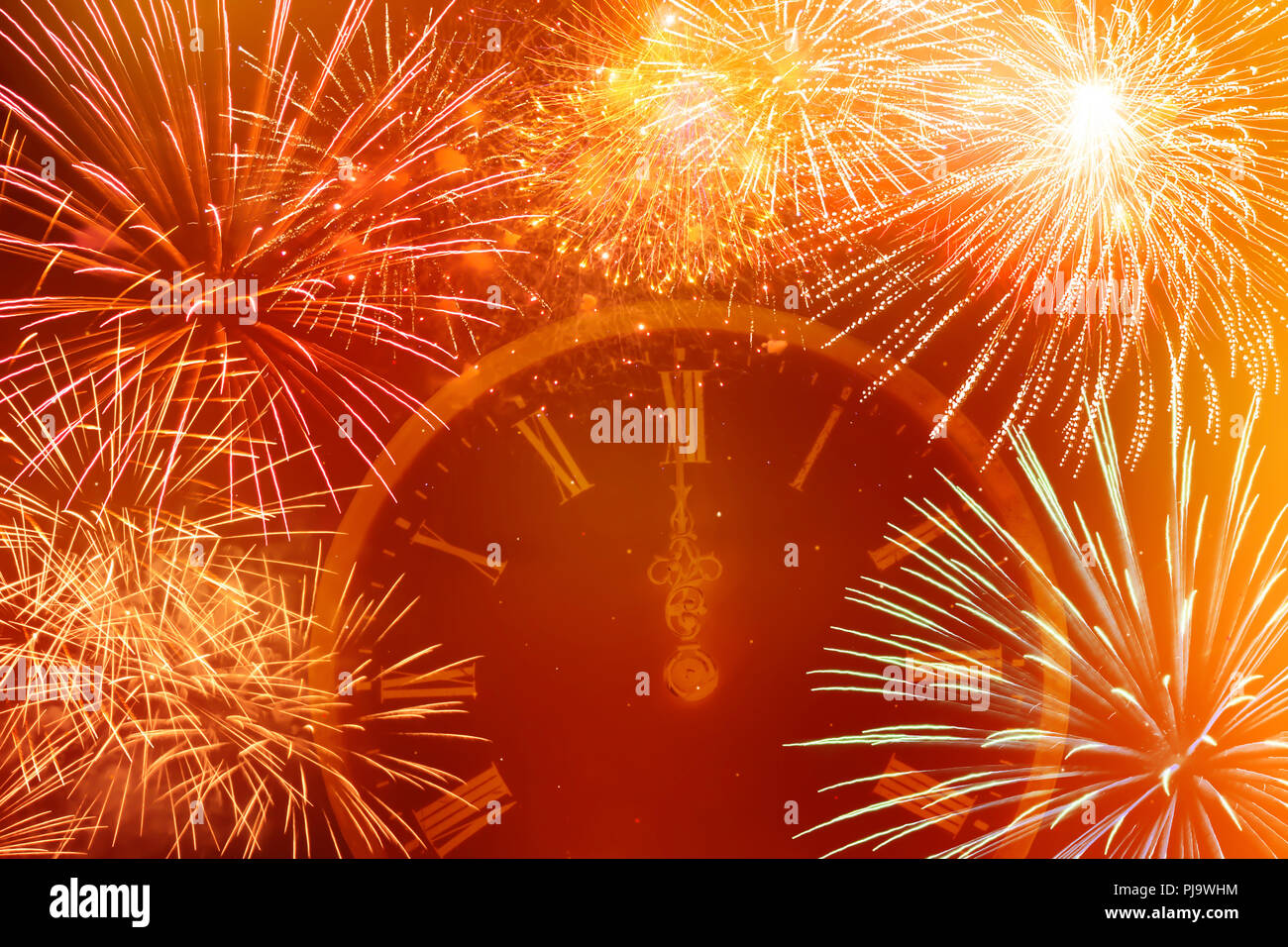 Midnight Fireworks High Resolution Stock Photography and Images - Alamy