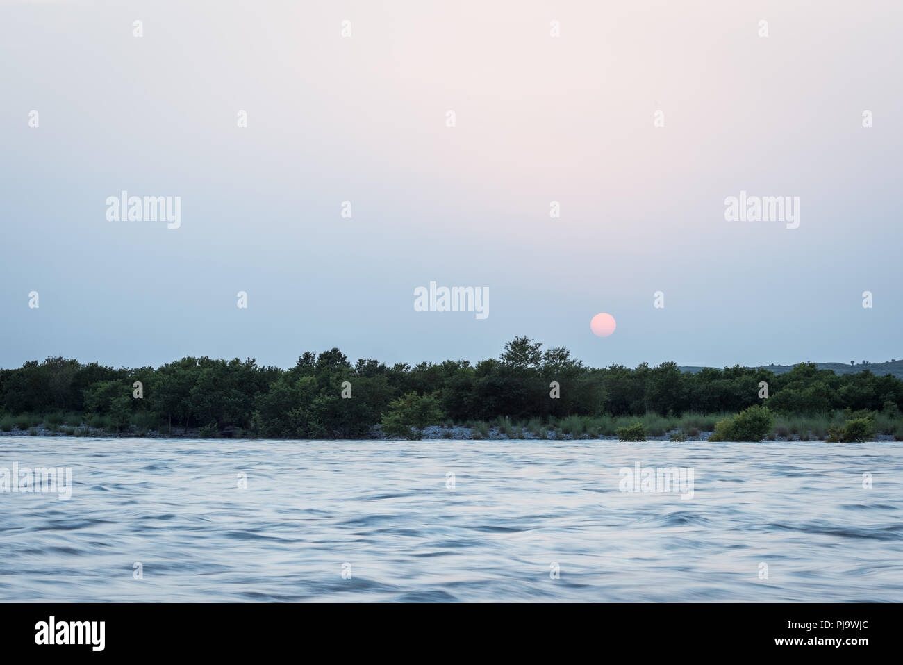 Beautiful Sunset at Indus River also known as Sawat river and sindh ...