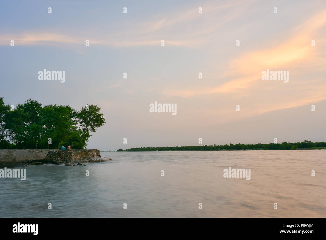 Beautiful Sunset at Indus River also known as Sawat river and sindh ...