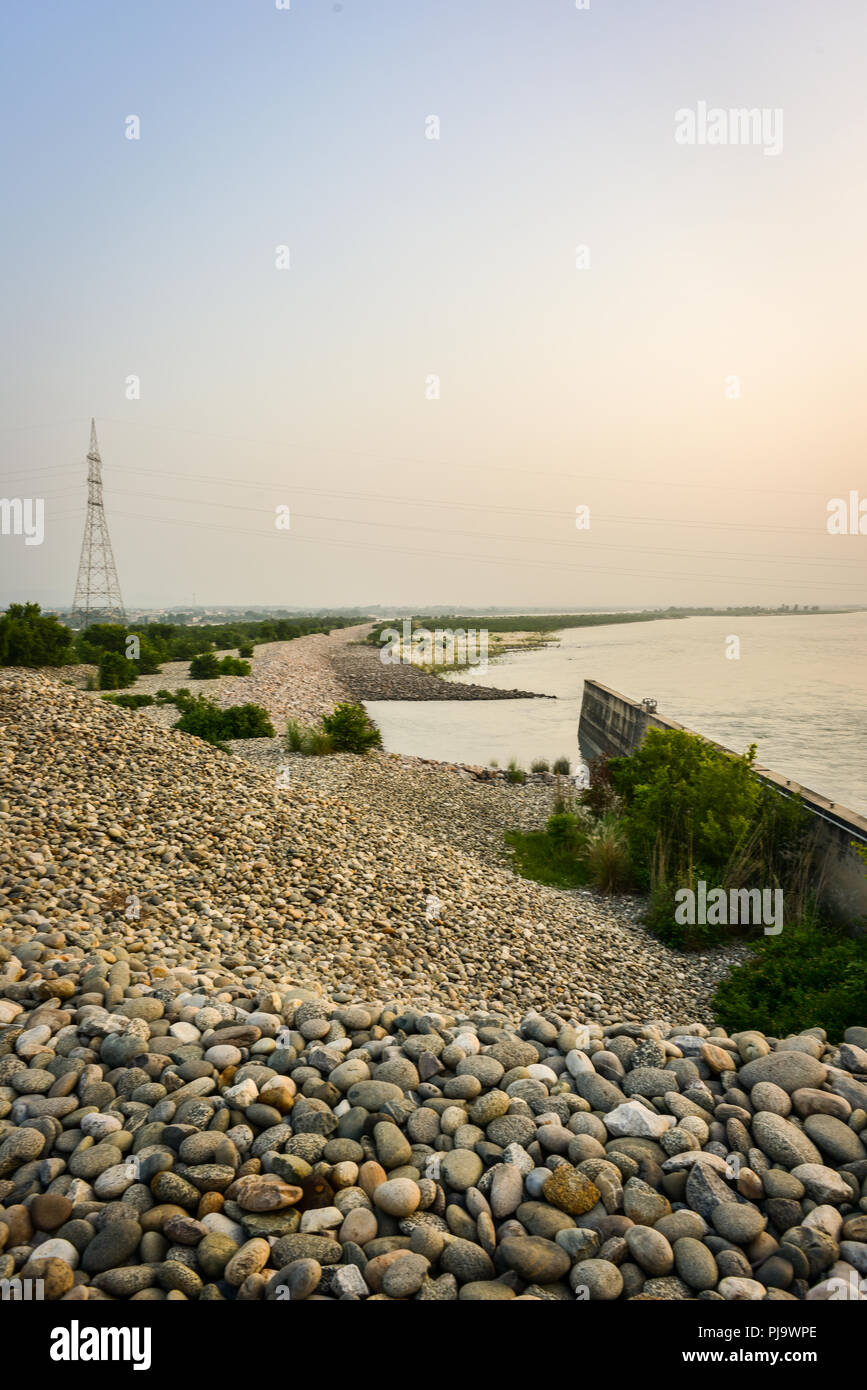 Beautiful Sunset at Indus River also known as Sawat river and sindh ...