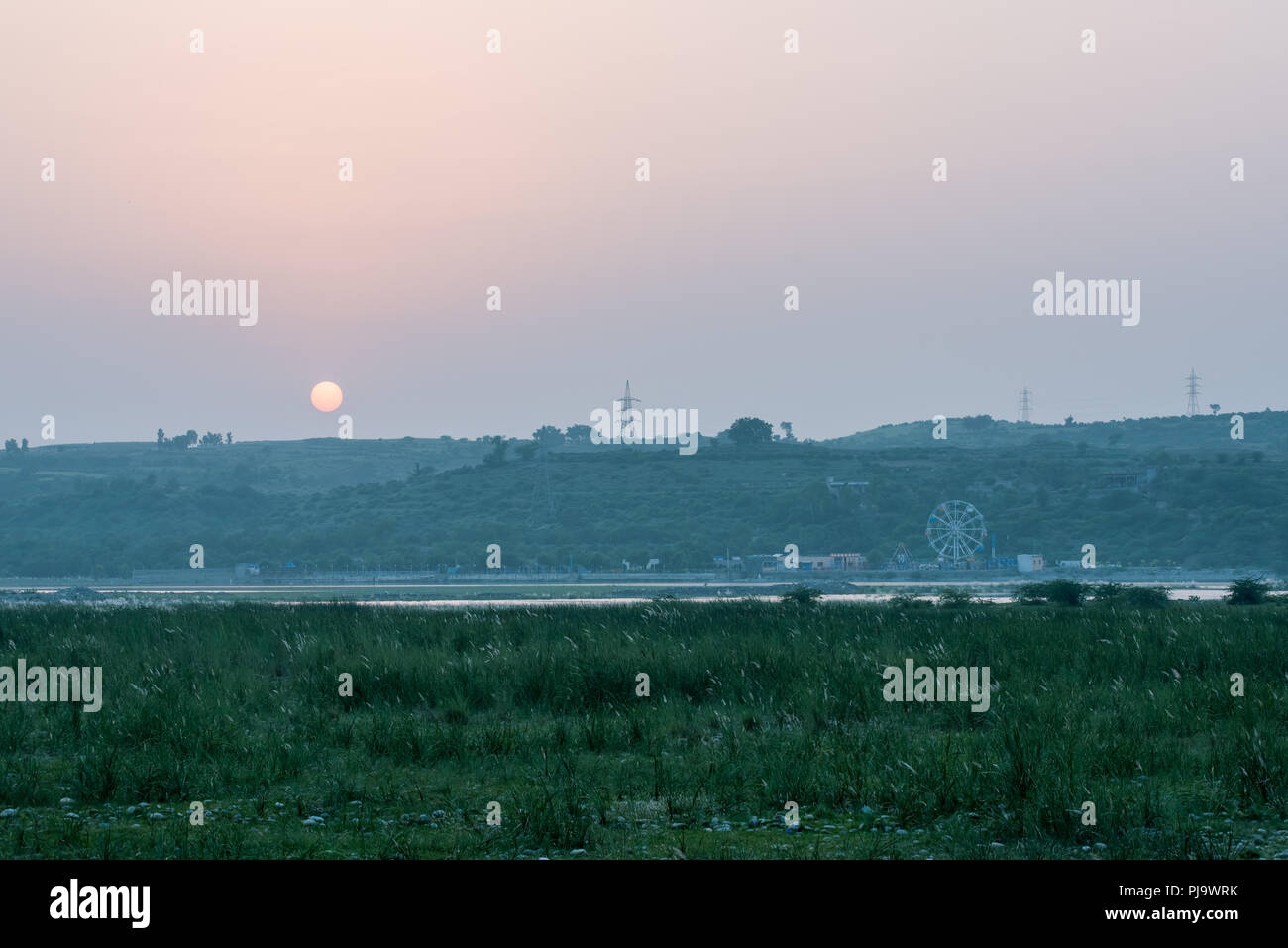 Beautiful Sunset at Indus River also known as Sawat river and sindh ...