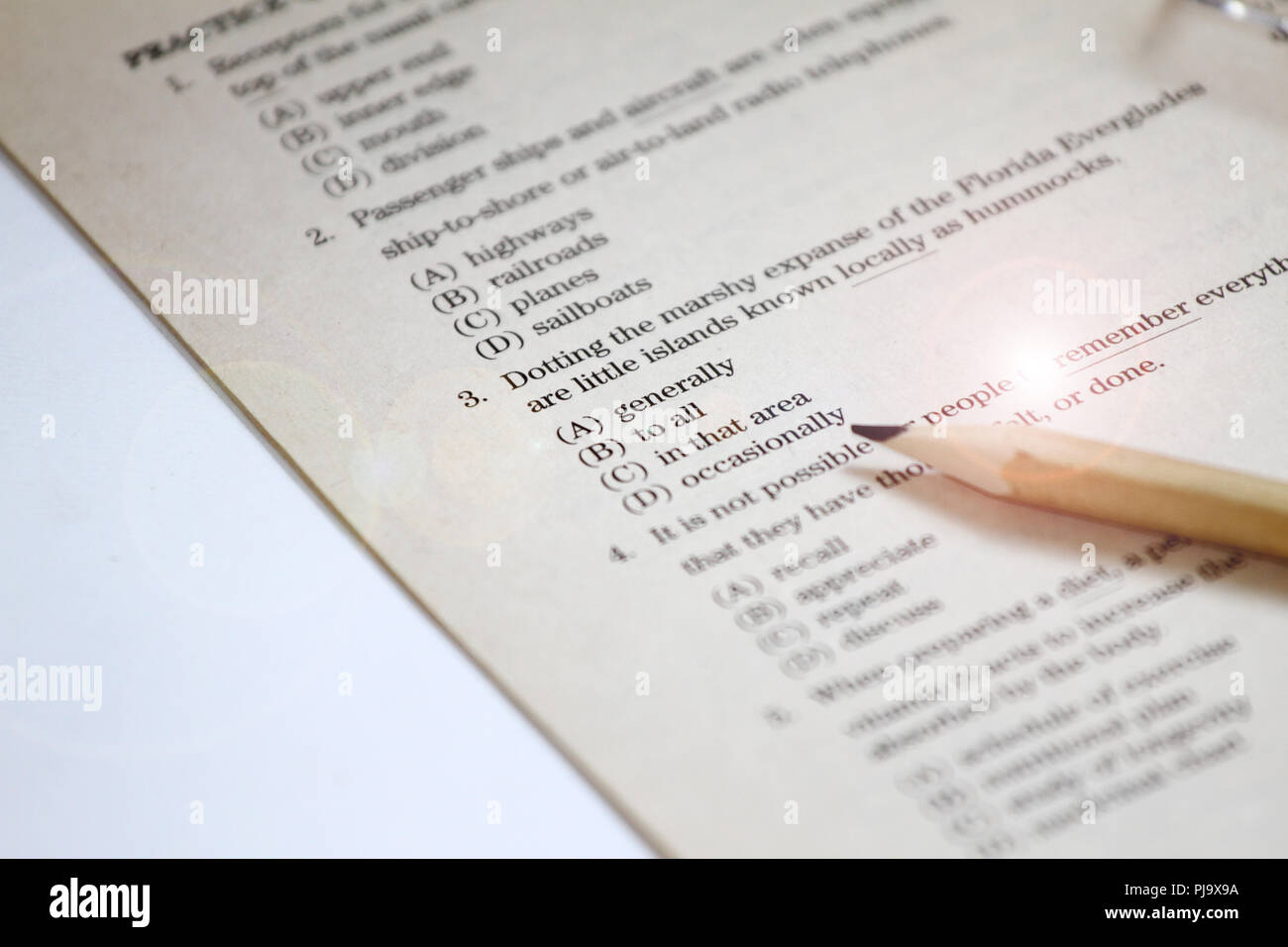 TEST. English test choose the right answer. English grammar test sheet ...