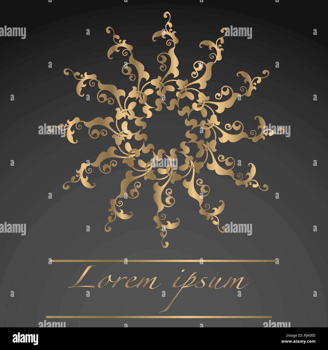 Luxury Ornament Design Stock Vector Image & Art - Alamy