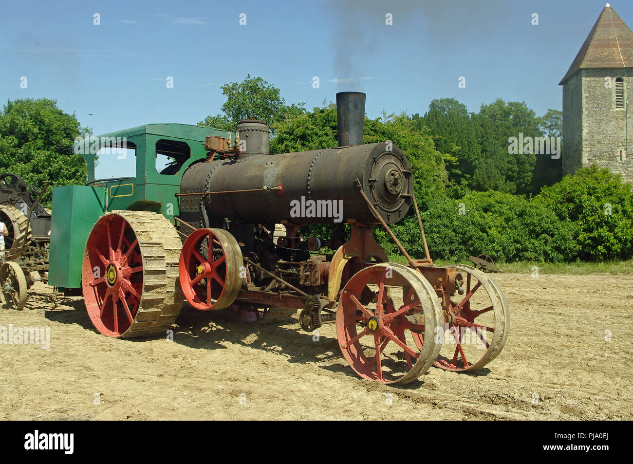 Ploughing traction engine hi-res stock photography and images - Alamy