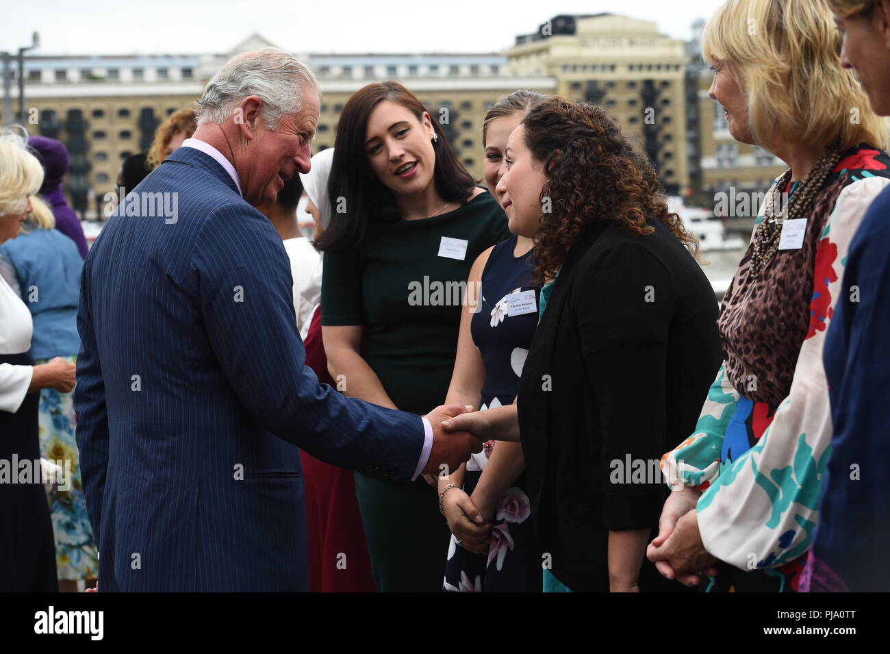 The Prince of Wales meets representatives and beneficiaries of the ...