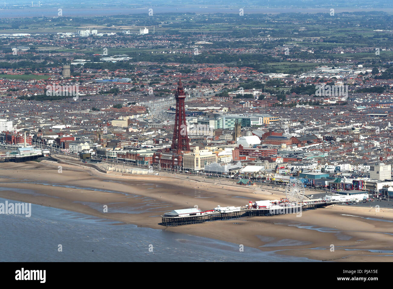 Aerial view of blackpool hi-res stock photography and images - Alamy