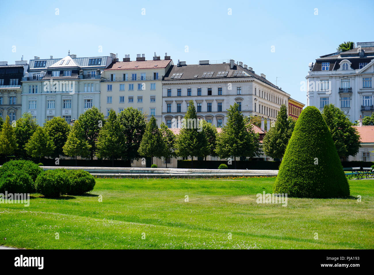 Buildings and landscape design of Vienna Stock Photo - Alamy