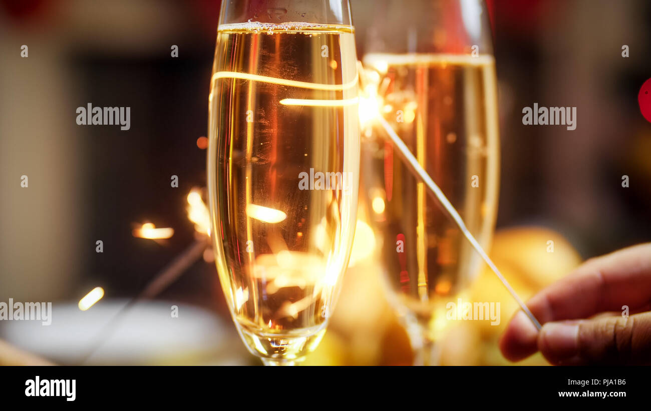 Champagne party celebration sparklers sparkler bright congratulations ...