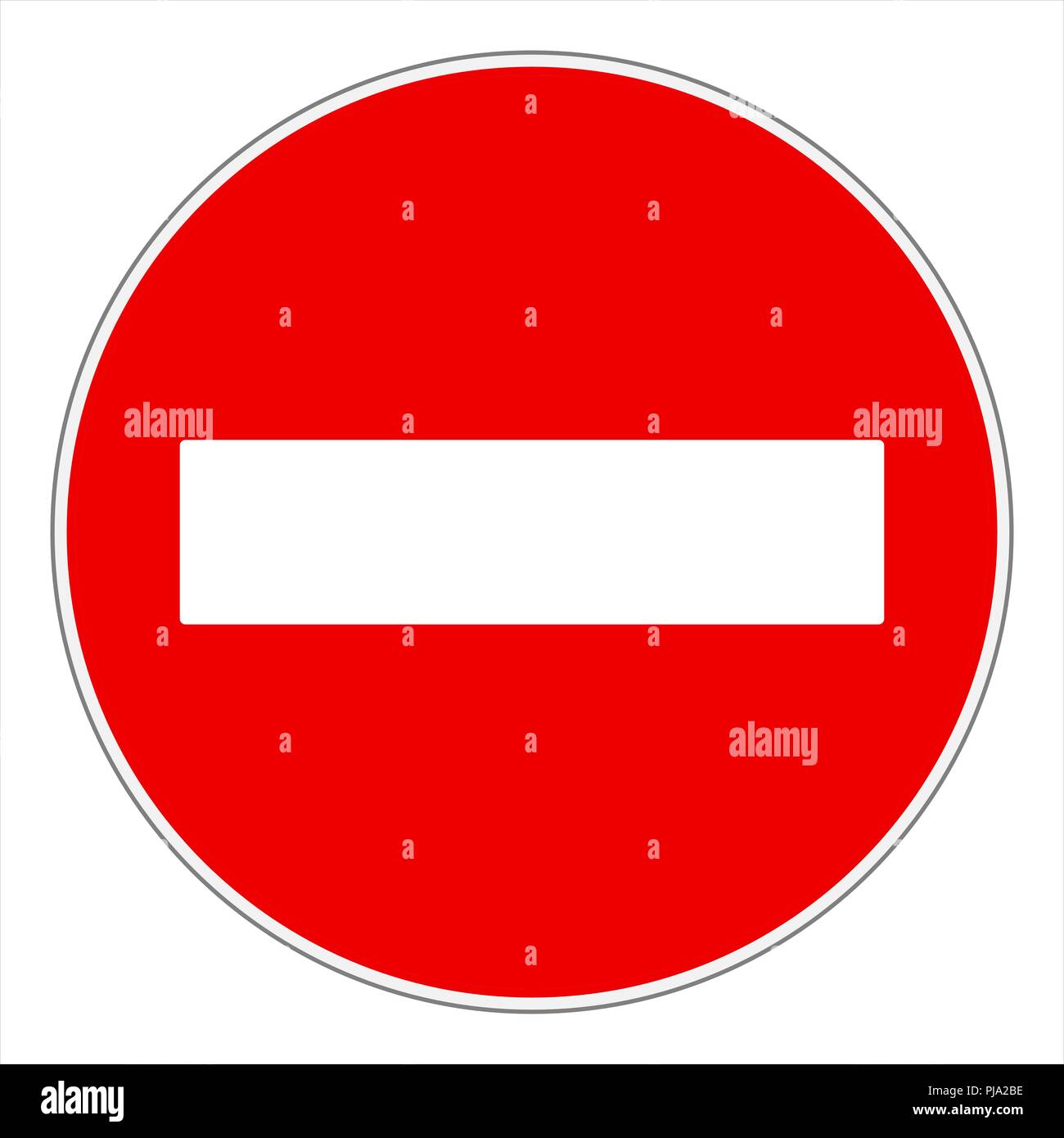 Enter red icon no Cut Out Stock Images & Pictures - Alamy