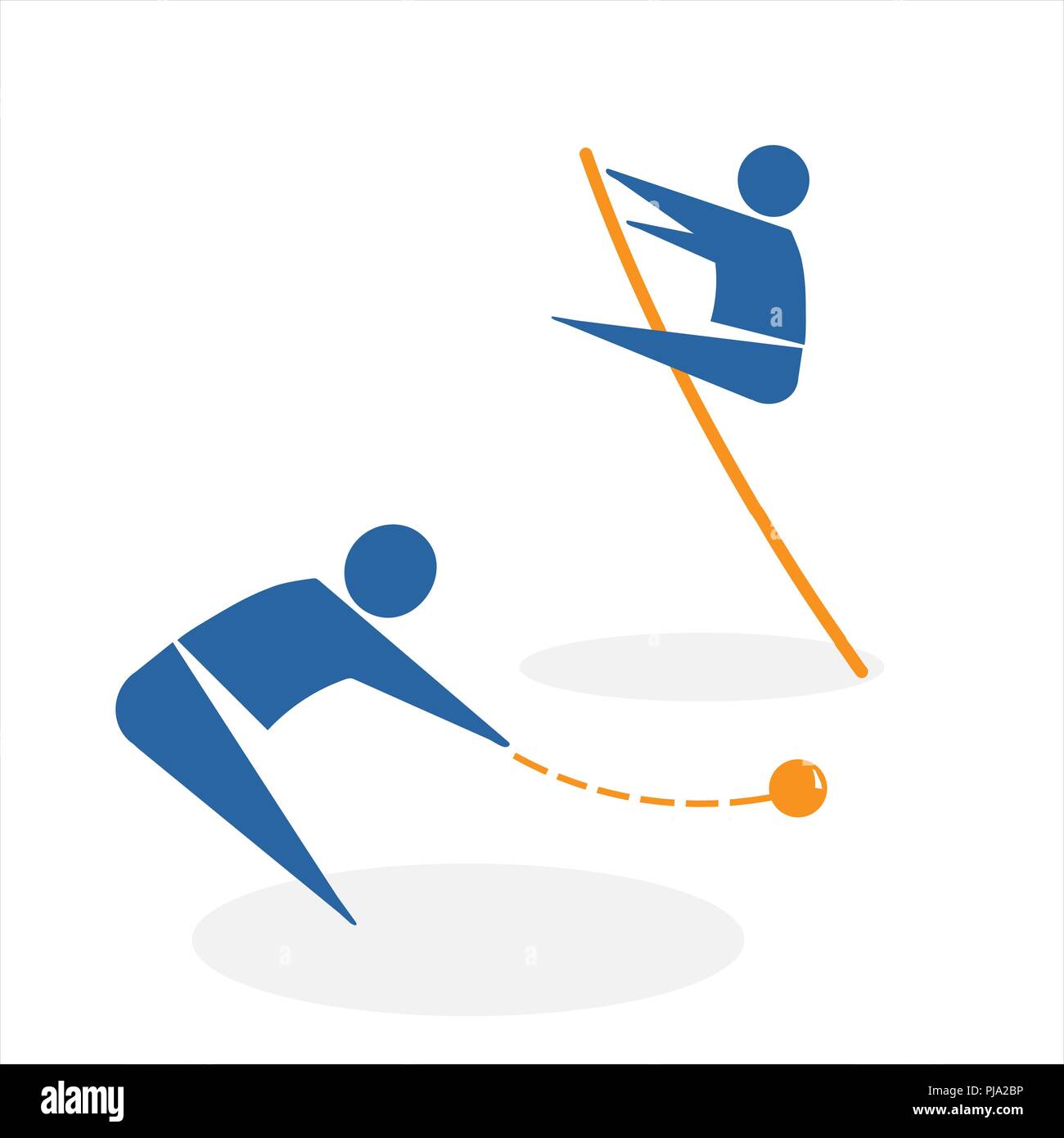 Pole_vault Stock Vector Images - Alamy