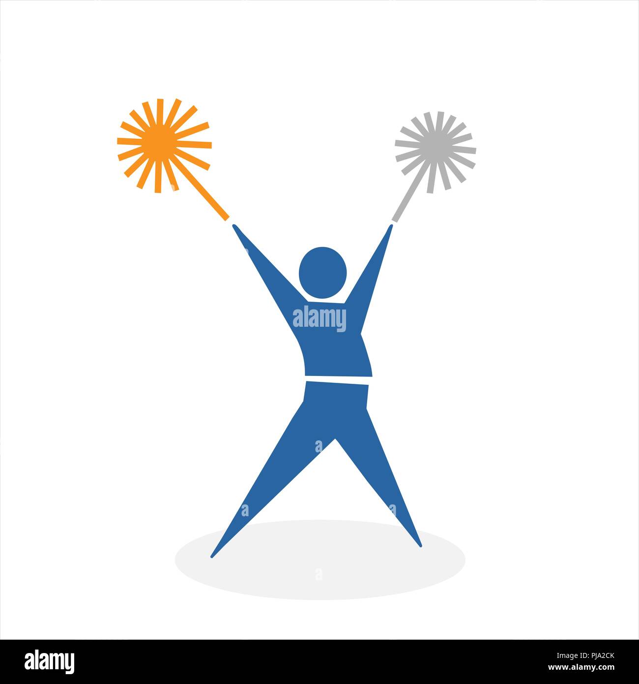 Cheerleading equipment Stock Vector Images - Alamy