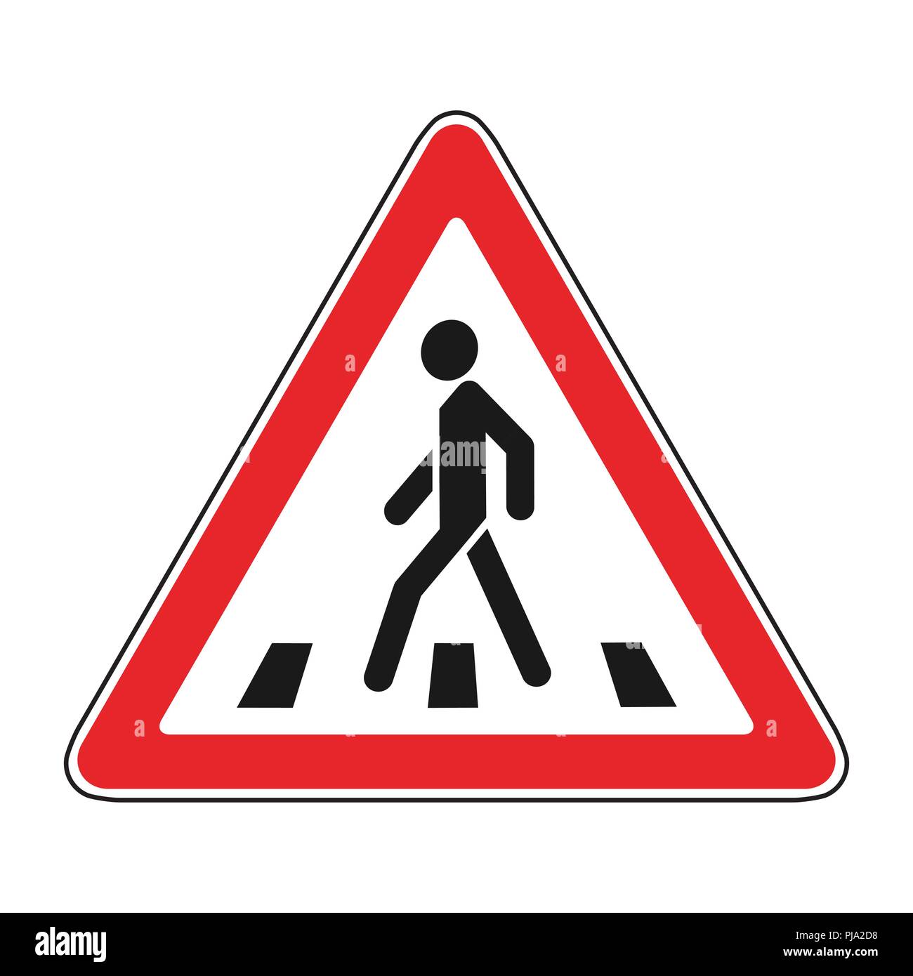 Crosswalk sign people on Stock Vector Images - Alamy