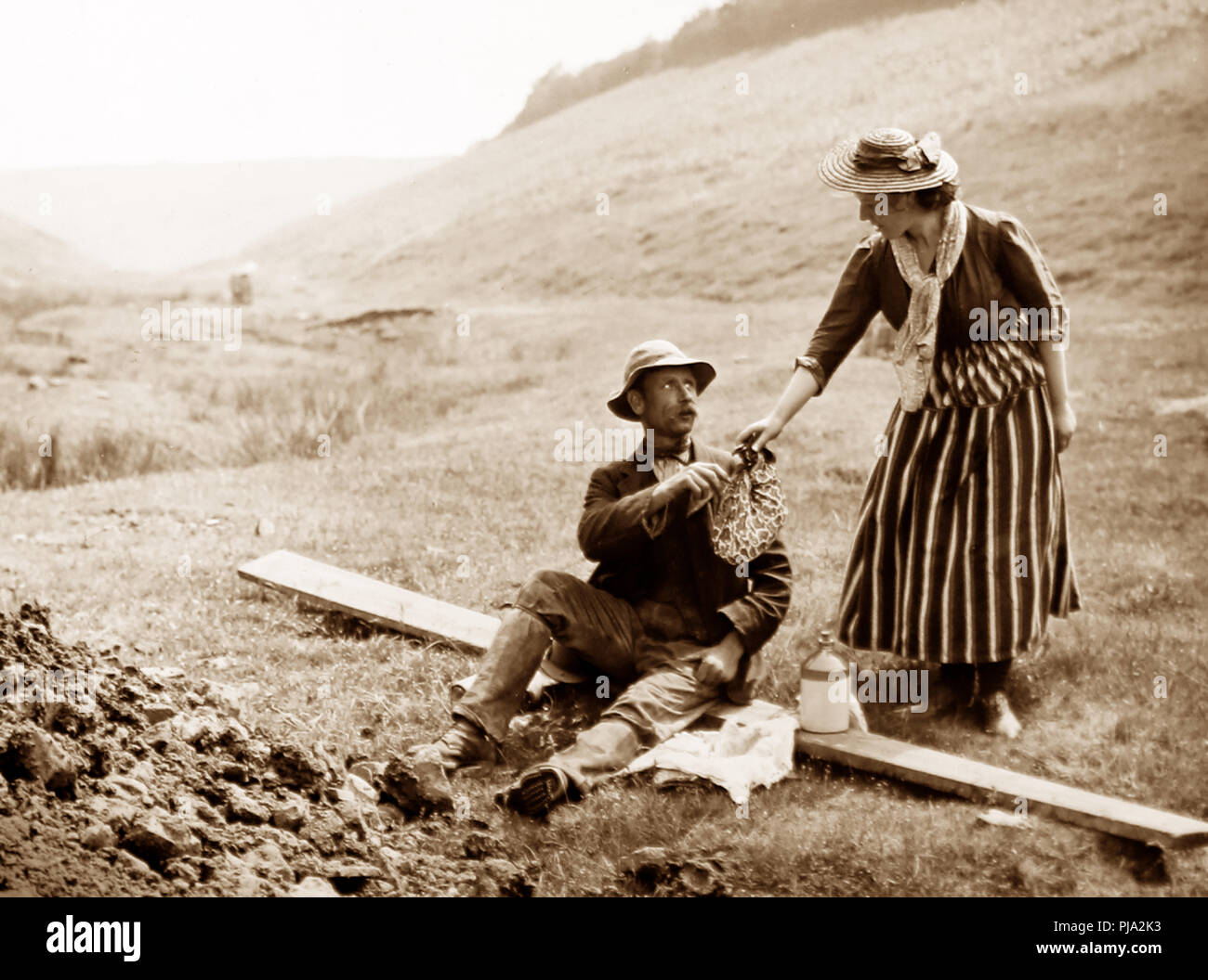 Rural life, Victorian period Stock Photo - Alamy