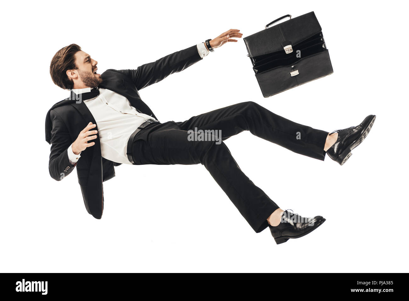 Businessman falling hi-res stock photography and images - Alamy