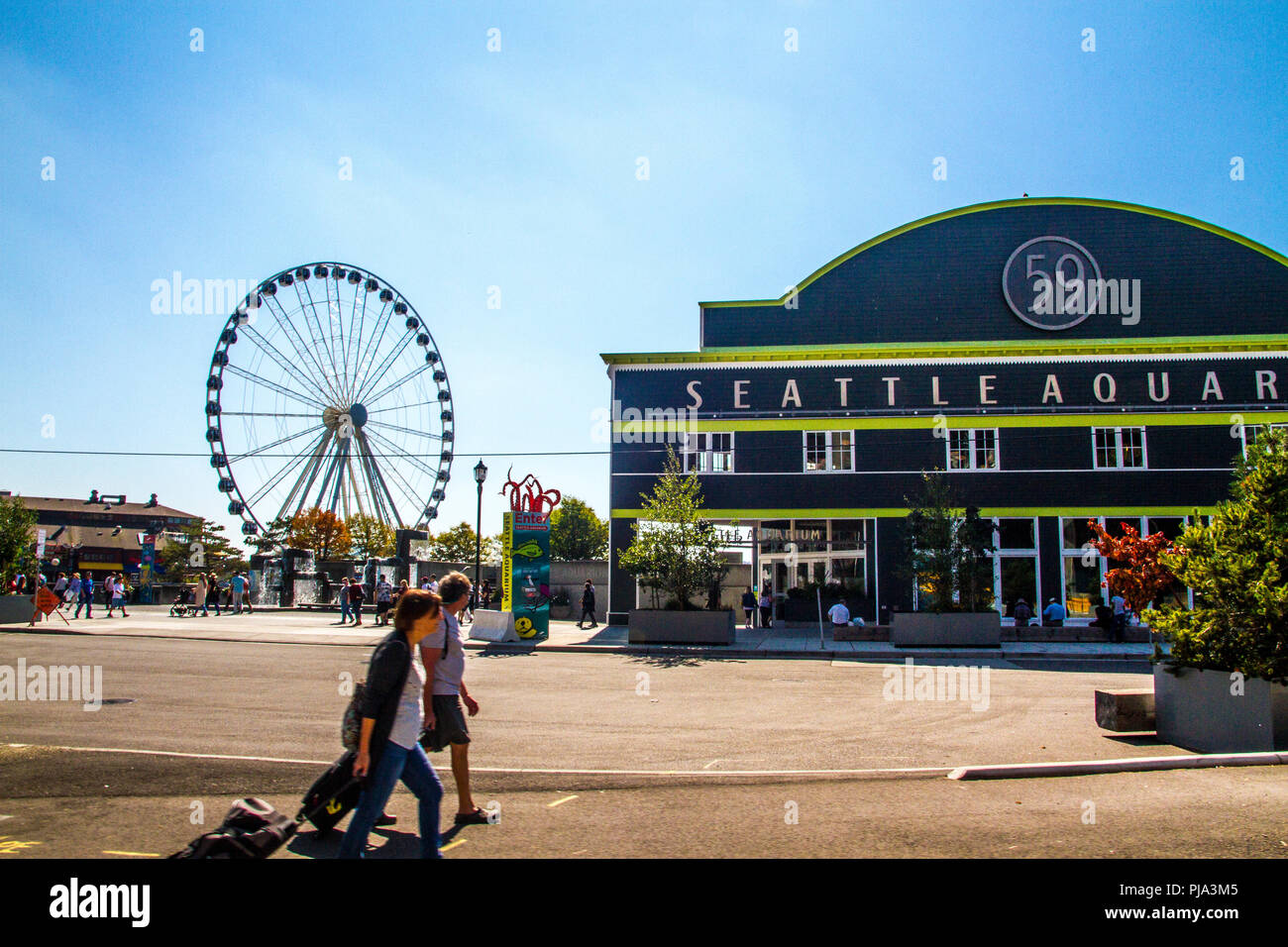 The Seattle Aquarium in Seattle Washington USA on the waterfront Stock ...