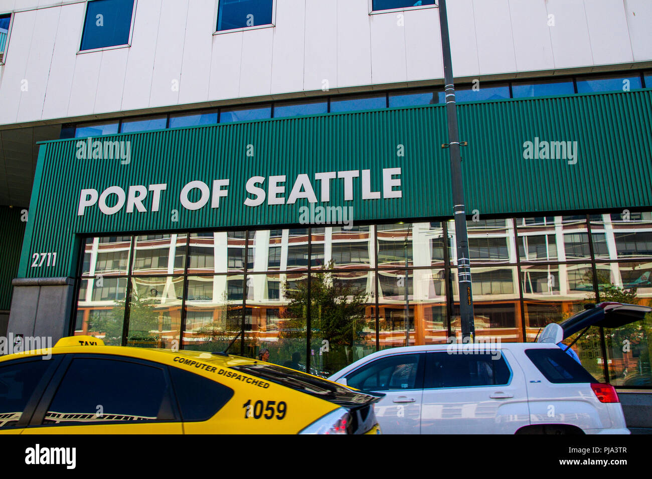 The Port of Seattle offices in Seattle Washington USA Stock Photo - Alamy