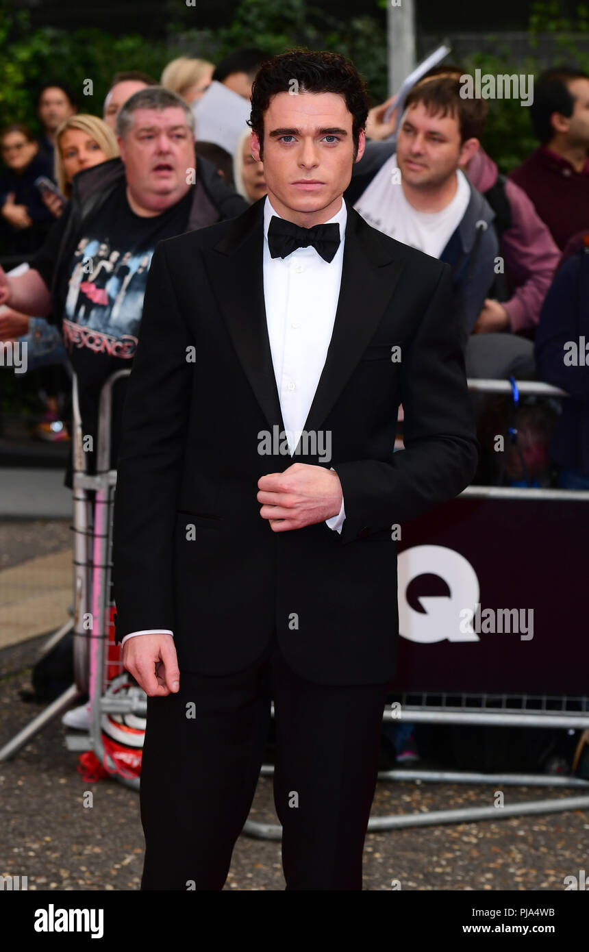 Richard Madden arriving for the GQ Men of the Year Awards 2018 in ...