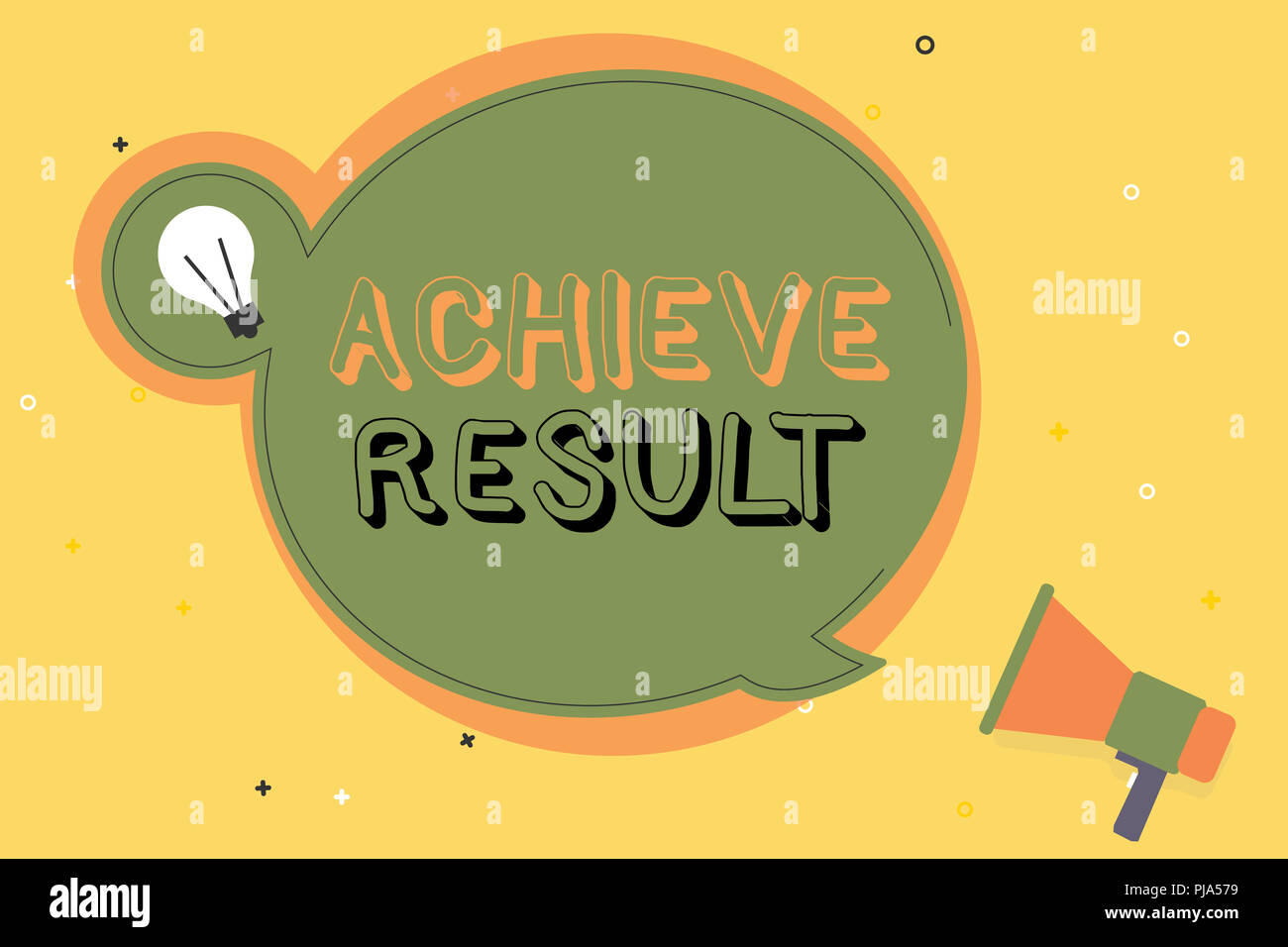 Conceptual hand writing showing Achieve Result. Business photo text ...