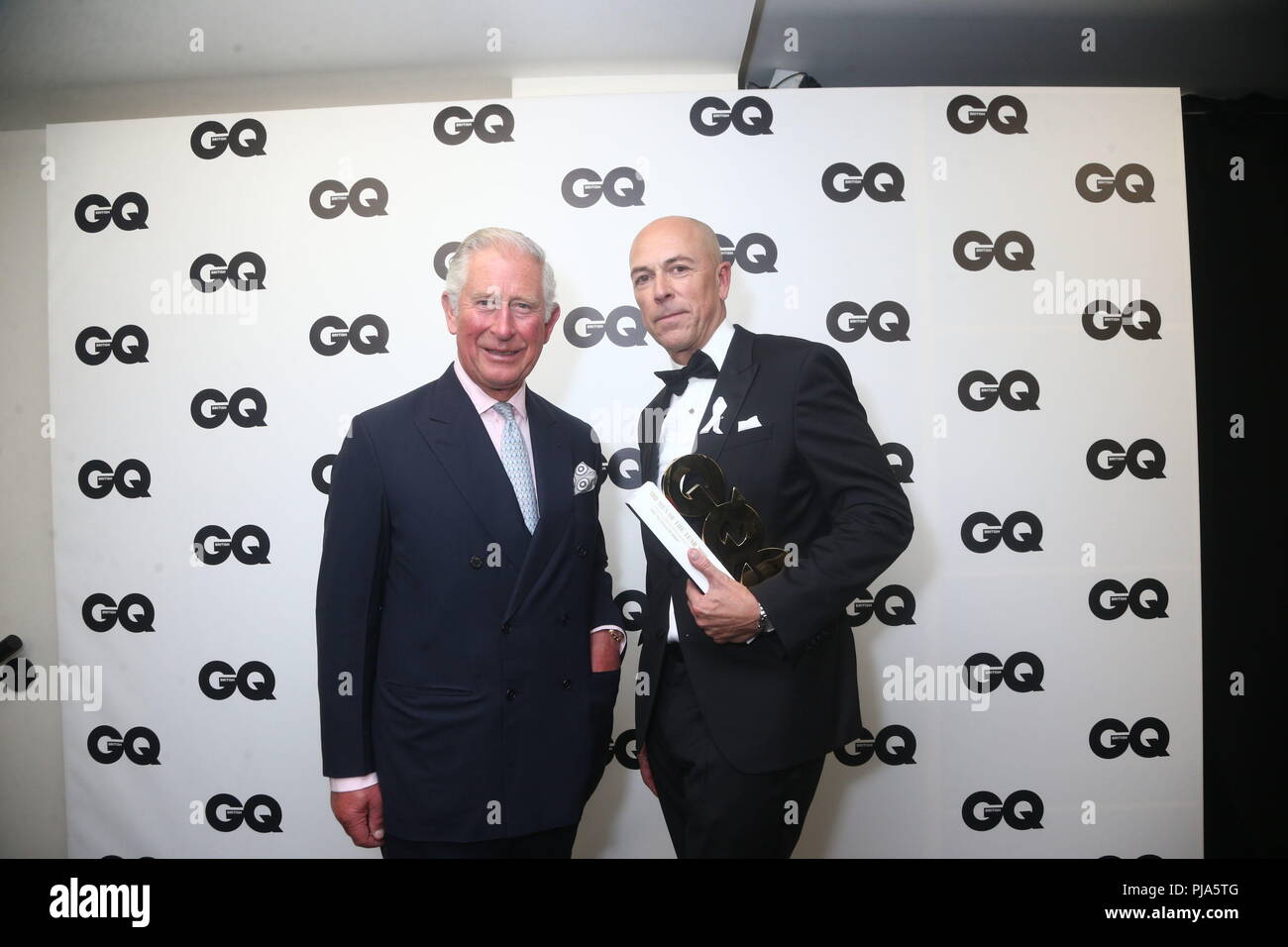 The Prince of Wales receives the Lifetime Achievement award from Editor ...