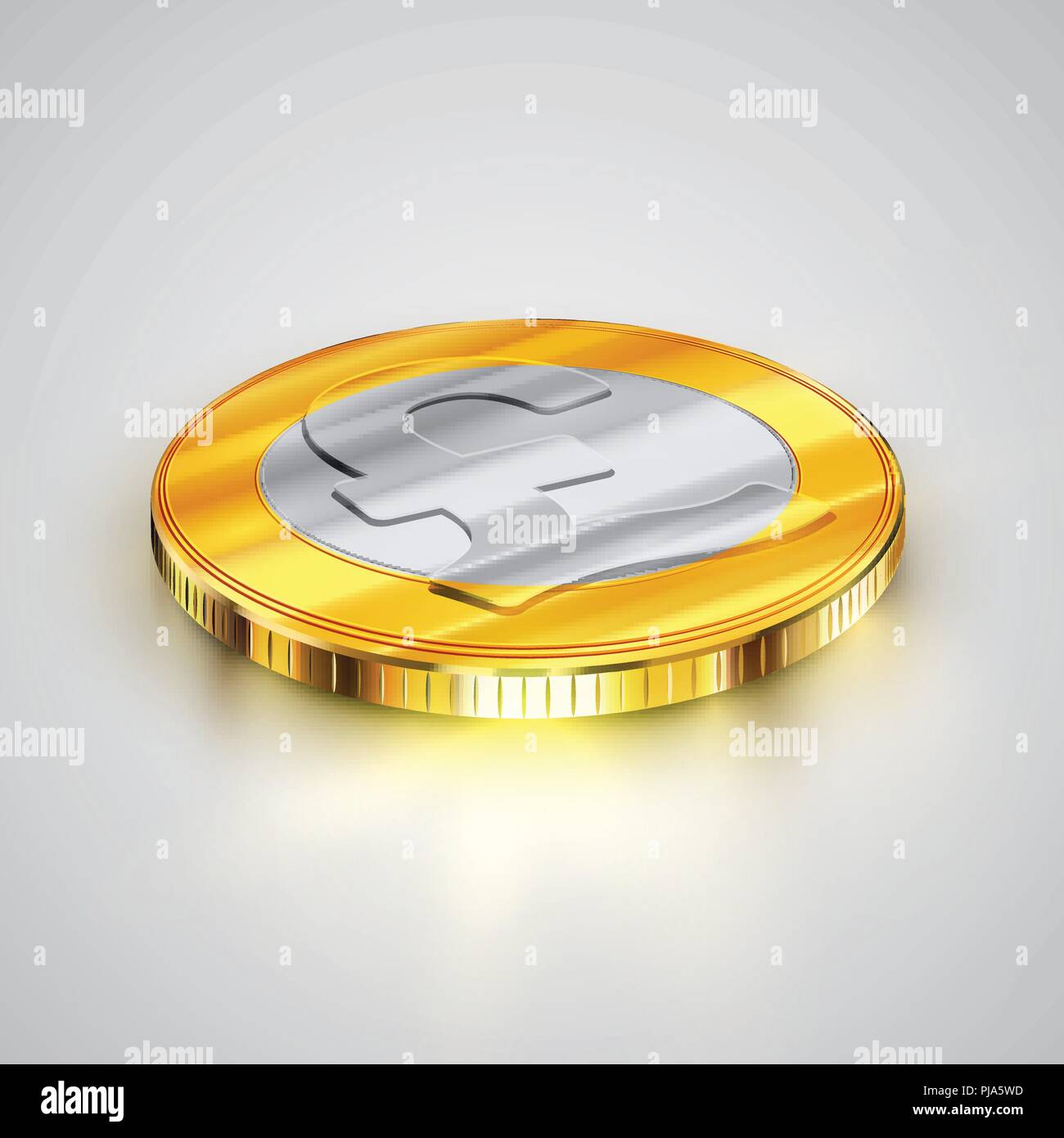 Realistic coin, vector illustration Stock Vector Image & Art - Alamy