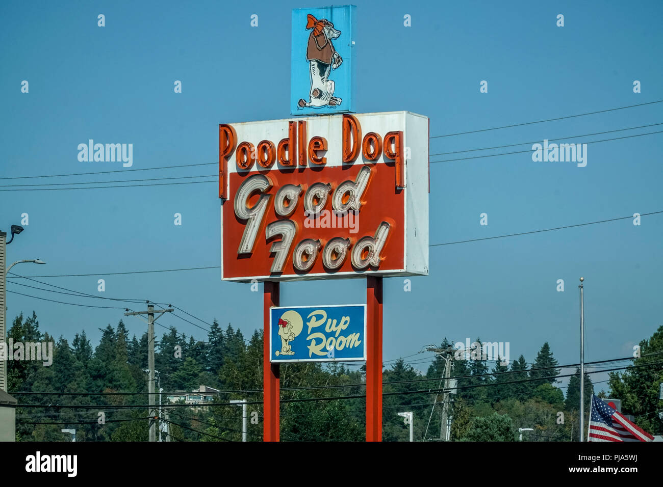 Seattle restaurant wheel hi-res stock photography and images - Alamy