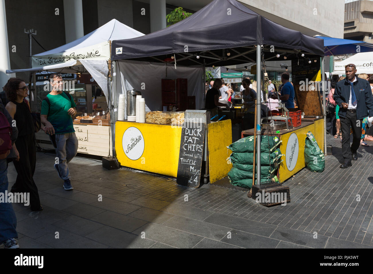 Street Food market, Southbank Centre Waterloo London UK Stock Photo - Alamy