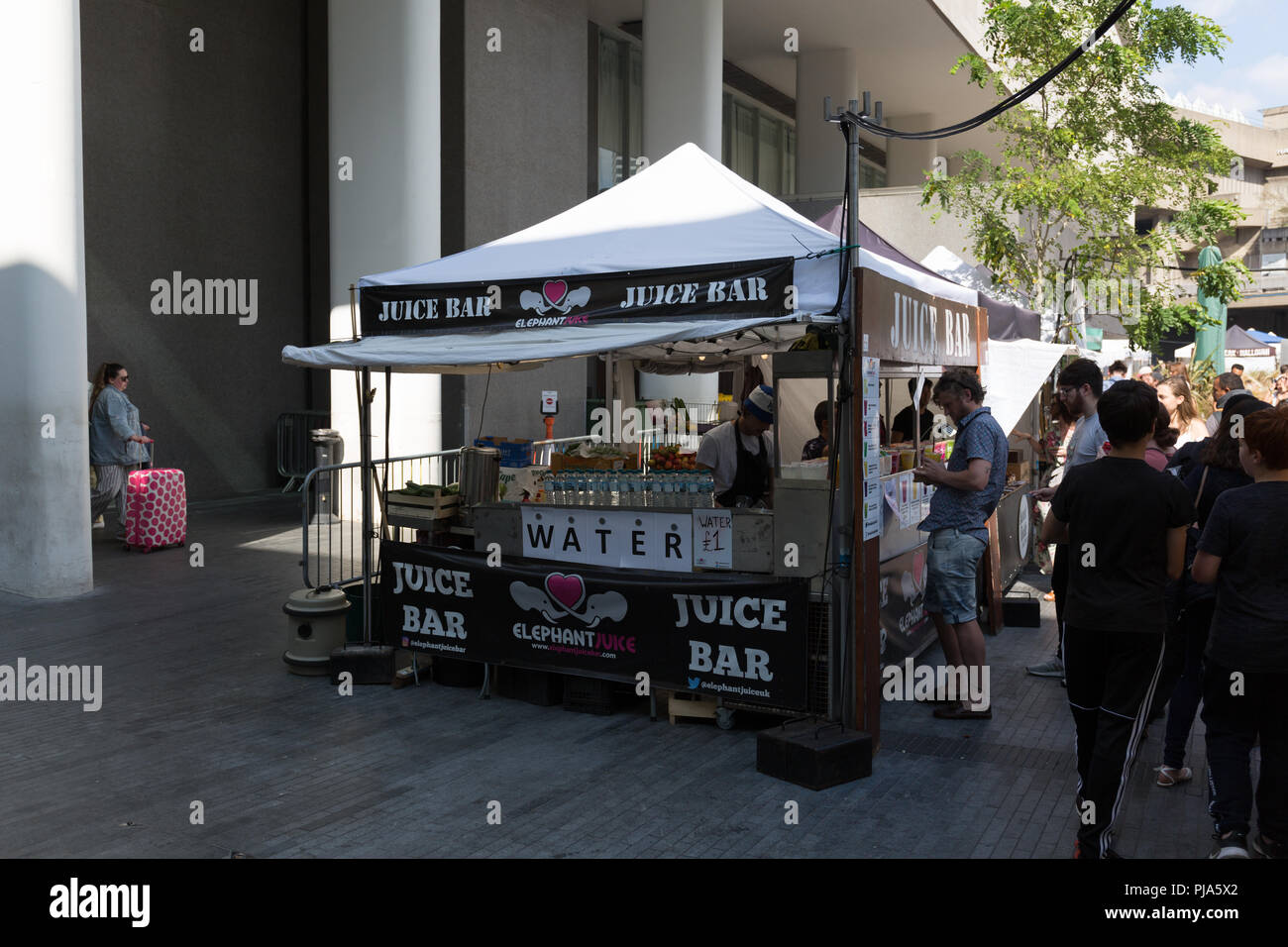 Street Food market, Southbank Centre Waterloo London UK Stock Photo - Alamy