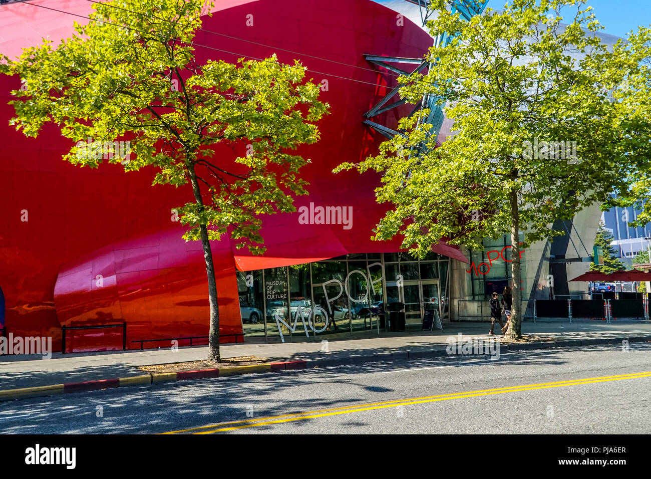 The Museum of Popular Culture (MoPop) in Seattle Washington Stock Photo ...