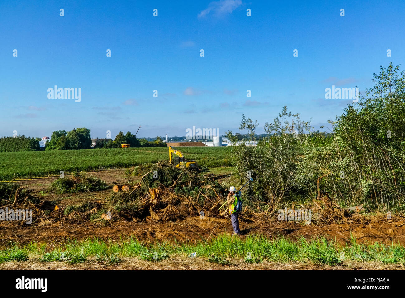 Survey worker highway hi-res stock photography and images - Alamy